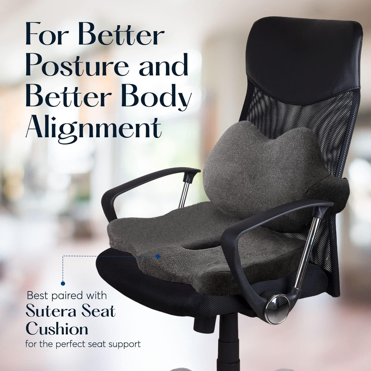 “Proper Posture” Lumbar Pillow – Sutera
